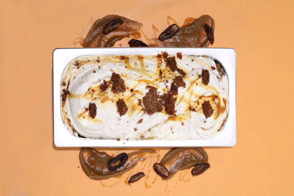 Sticky Date Gelato - Plant Based - Augustus Gelatery