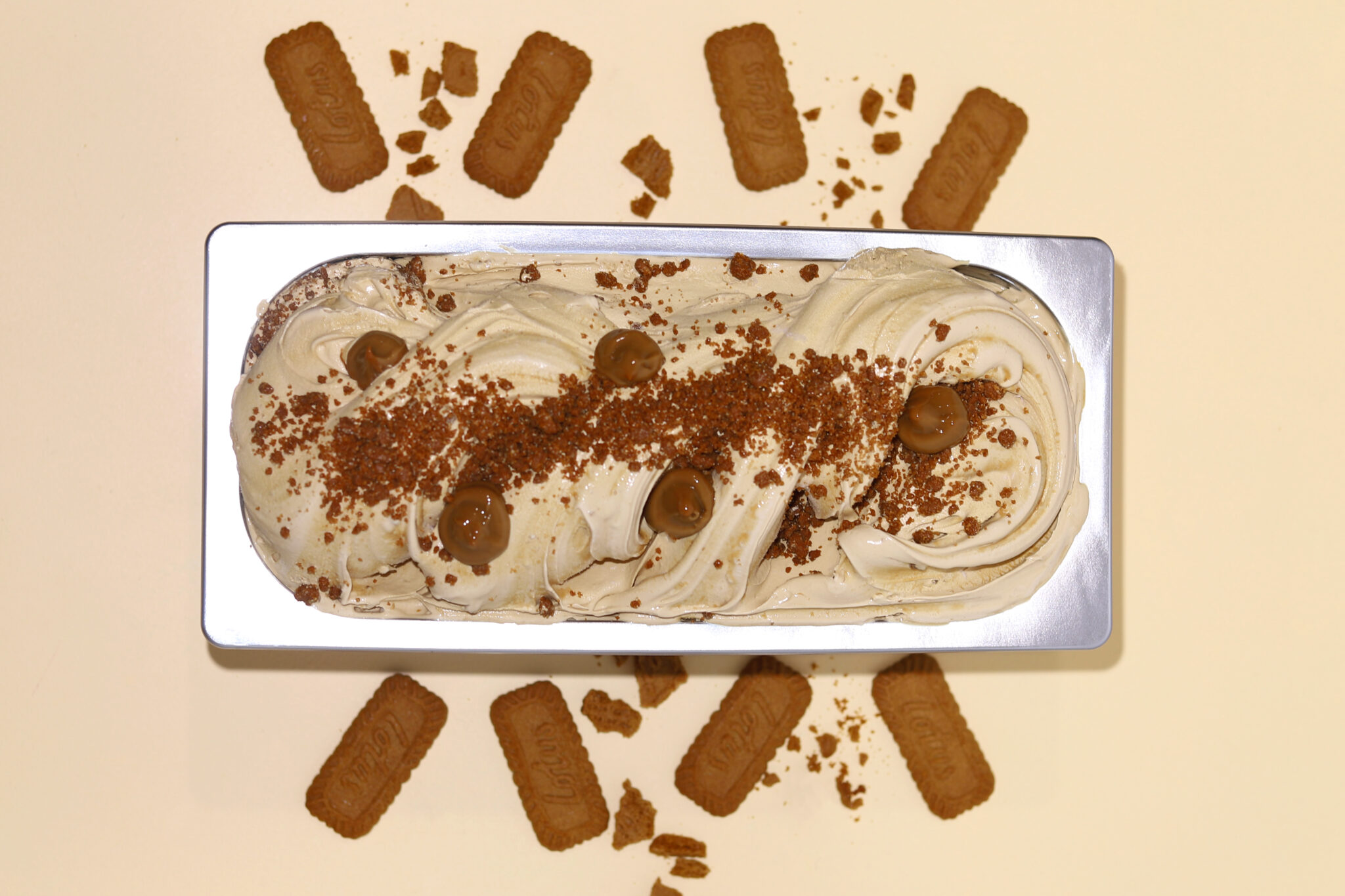 Dulce De Leche Gelato Made With Biscoff® - Augustus Gelatery